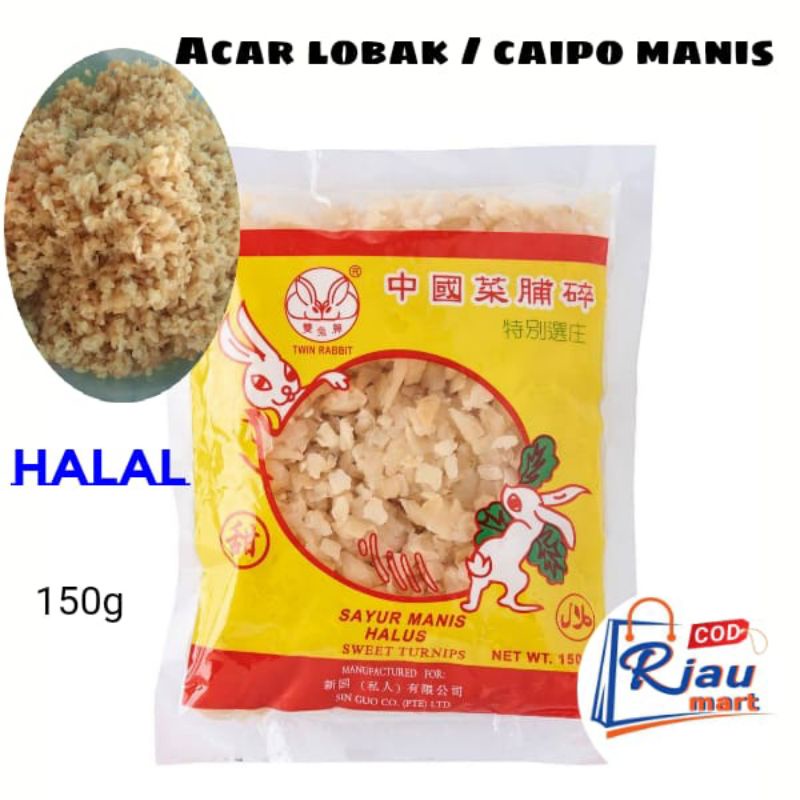 Jual Acar Lobak manis/ caipo manis 150g | Shopee Indonesia