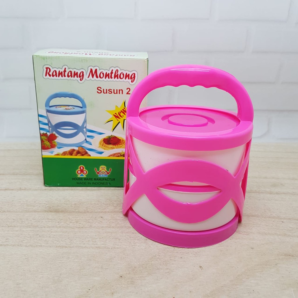 Jual Rantang Lebaran Susun 2 / Rantang Makanan / Rantang Monthong S 2 ...