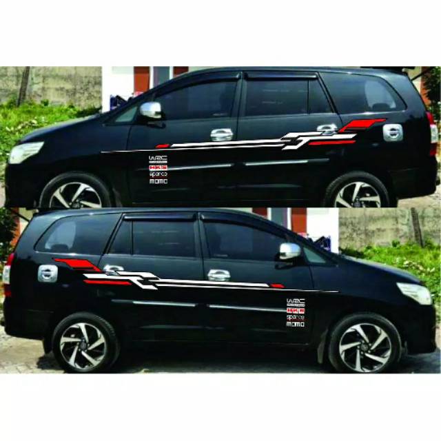 Jual Promo stiker mobil Innova cutting stiker mobil Innova stripe mobil ...