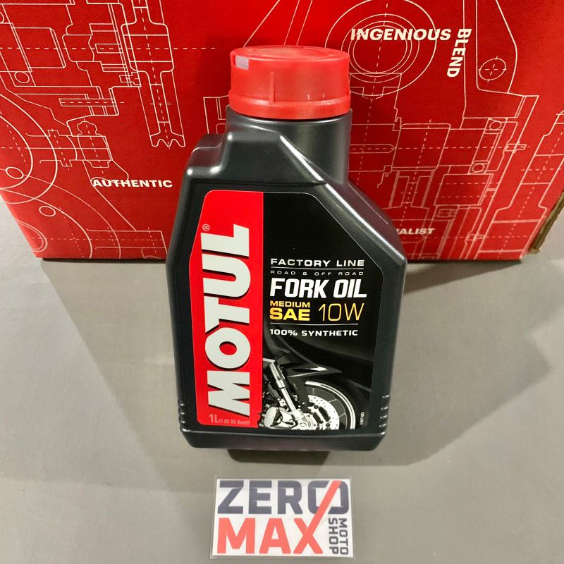 Jual Oli Shock Fork Fluid Oil MOTUL 100% Full Synthetic Medium SAE 10W 1L Original | Shopee ...