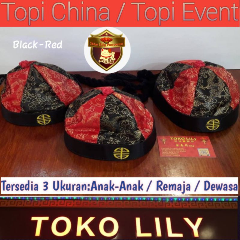 Jual Topi Cina / Topi Imlek / Topi Event / Event Hat / Topi Vampir ...