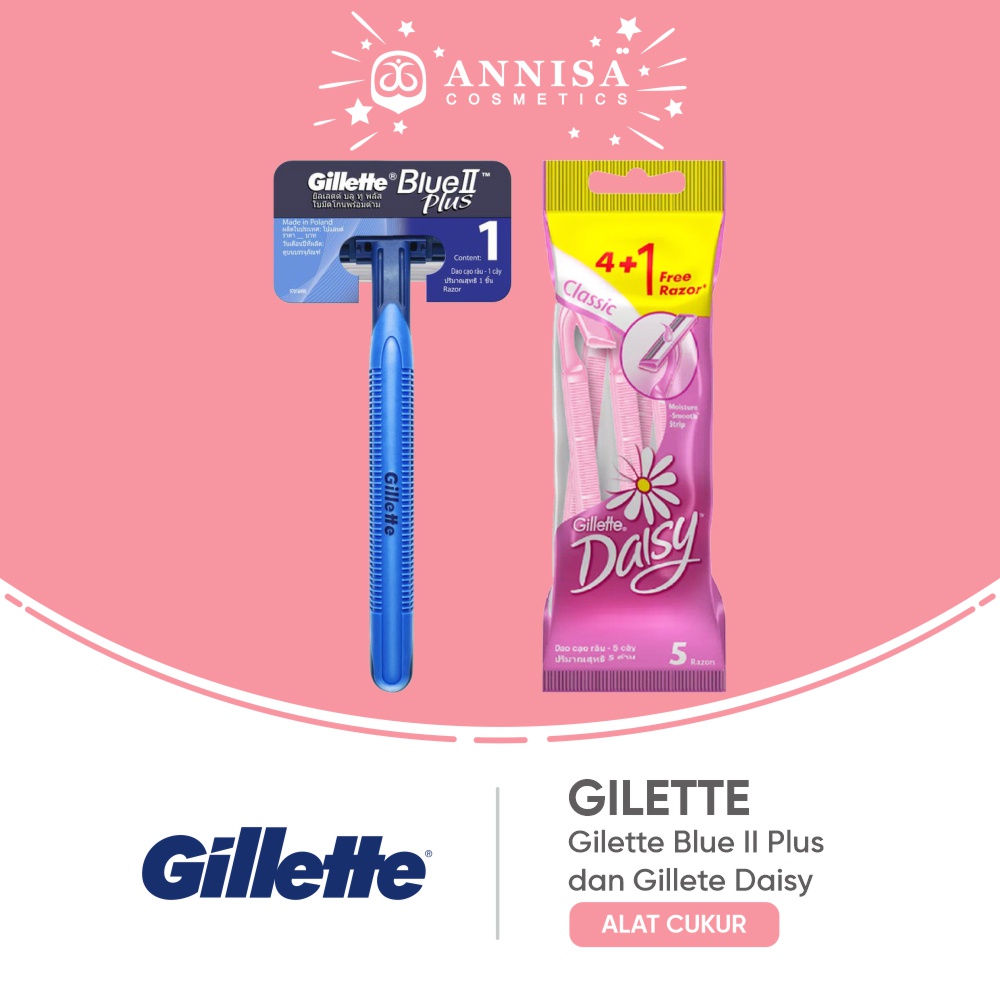 Jual Gilette Razor Blue II Plus (Alat Cukur) | Gillette Daisy Classic ...