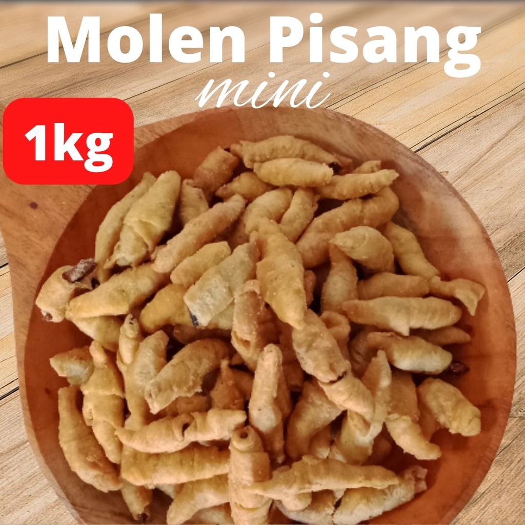 Jual Molen Pisang Mini Kering 1kg | Shopee Indonesia