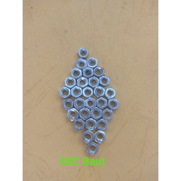 Jual Mur Hex M4/Hex Nut Putih M4 | Shopee Indonesia