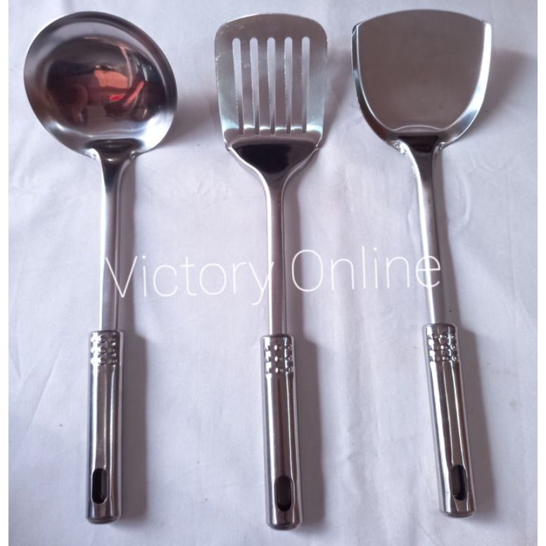 Jual Spatula Sodet Sutil Alat masak Stainless steel 315A | Shopee Indonesia