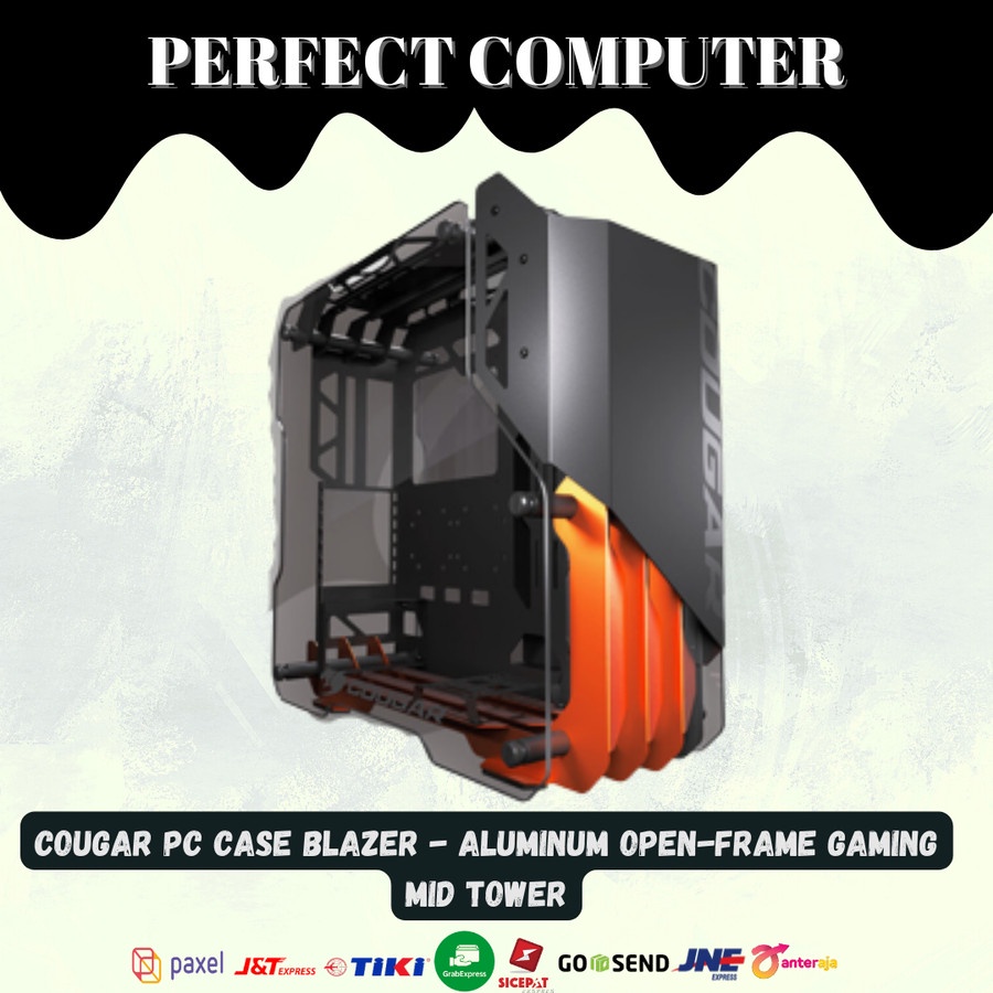 Jual COUGAR PC Case Blazer - Aluminum Open-frame Gaming Mid Tower ...