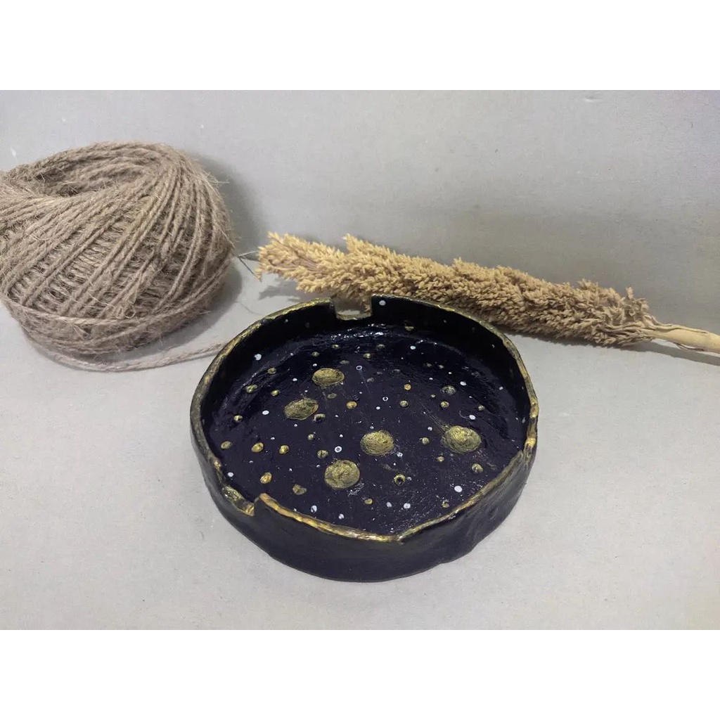 Jual Ashtray Clay Moon / Coaster Packages / Ashtray Aesthetic / Moon ...