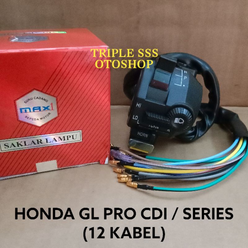 Jual HOLDER KIRI SAKLAR TOMBOL (MAX1) HONDA GL PRO CDI / SERIES (12 ...