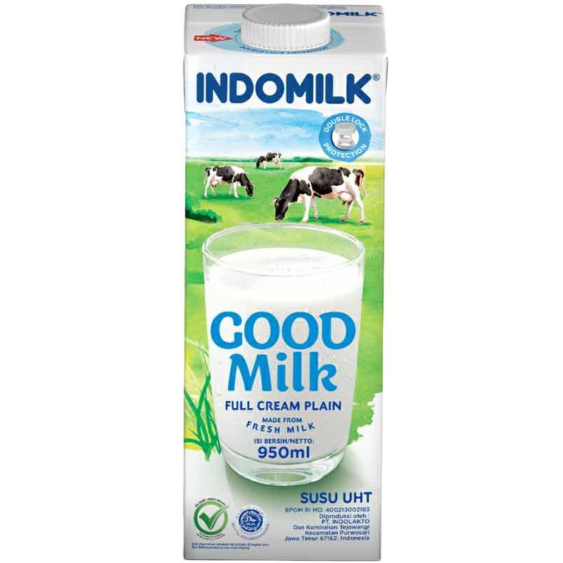 Jual Indomilk Good Milk UHT Full cream 950ml | Shopee Indonesia