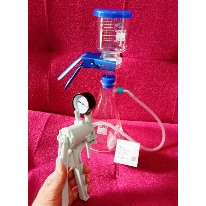 Jual Set 3 PCS Glass Vacuum Filtration Membrane Filter Dan Handheld ...