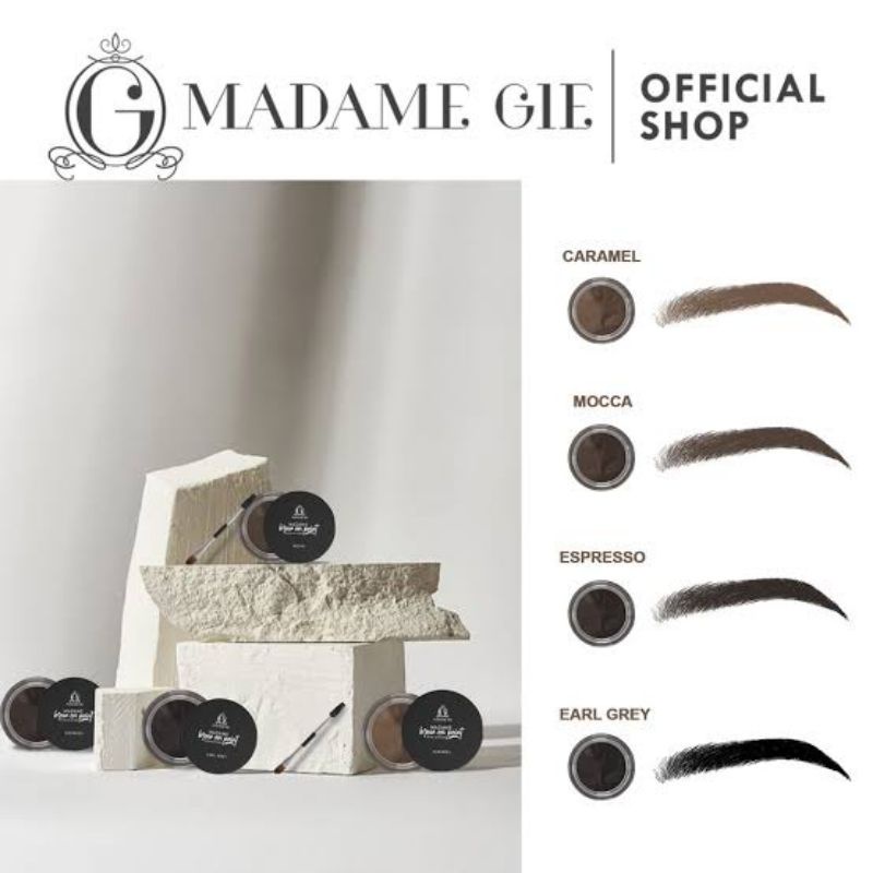 Jual Madame Gie Brow On Point Pomade 6g | Shopee Indonesia