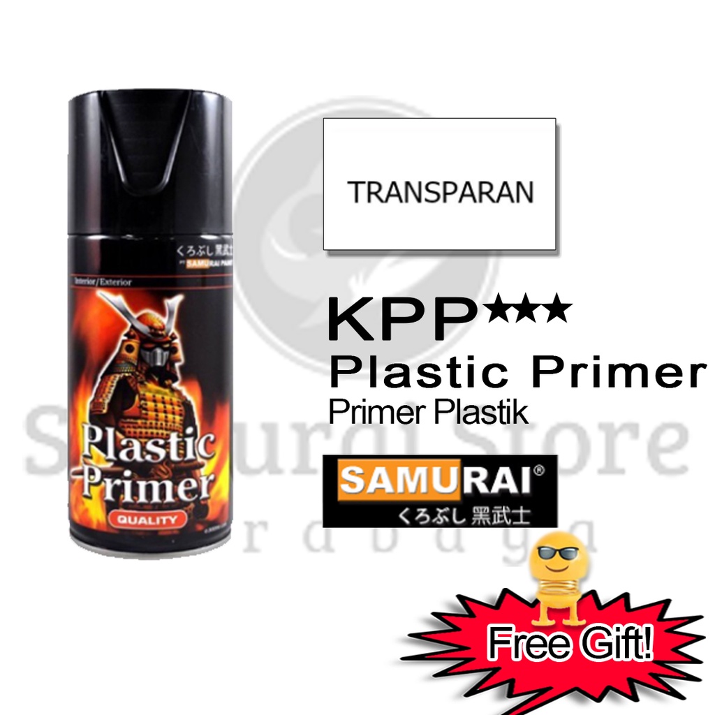 Jual Samurai Paint Plastic Primer KPP ☆☆☆ 300 ml - Cat Semprot Pilox ...