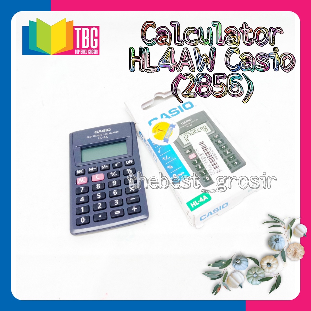 Jual CALCULATOR L4AW CASIO/ CALCULATOR 8 DIGIT/ KALKULATOR 8 ANGKA ...
