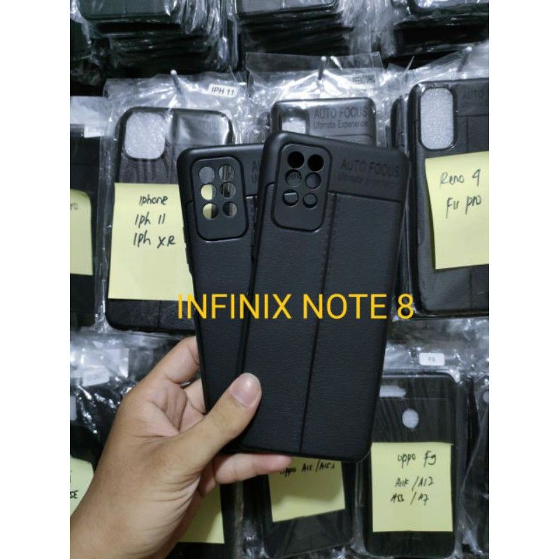 Jual INFINIX NOTE 8/8i Casing Auto Focus Leather SoftCase/Casing Kulit ...