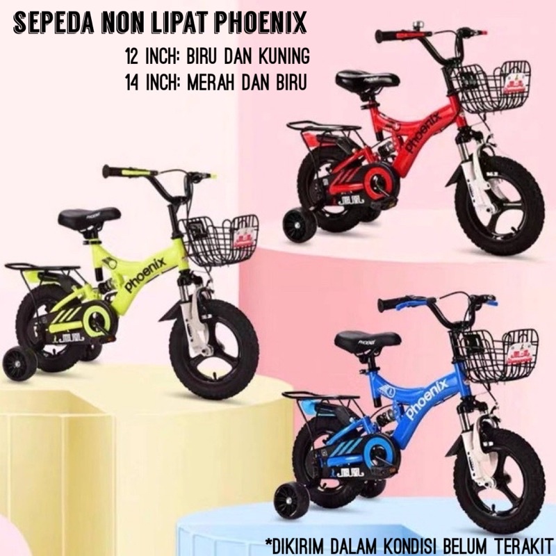 Jual SEPEDA PHOENIX Anak 12, 14 dan 16 INCH | Shopee Indonesia