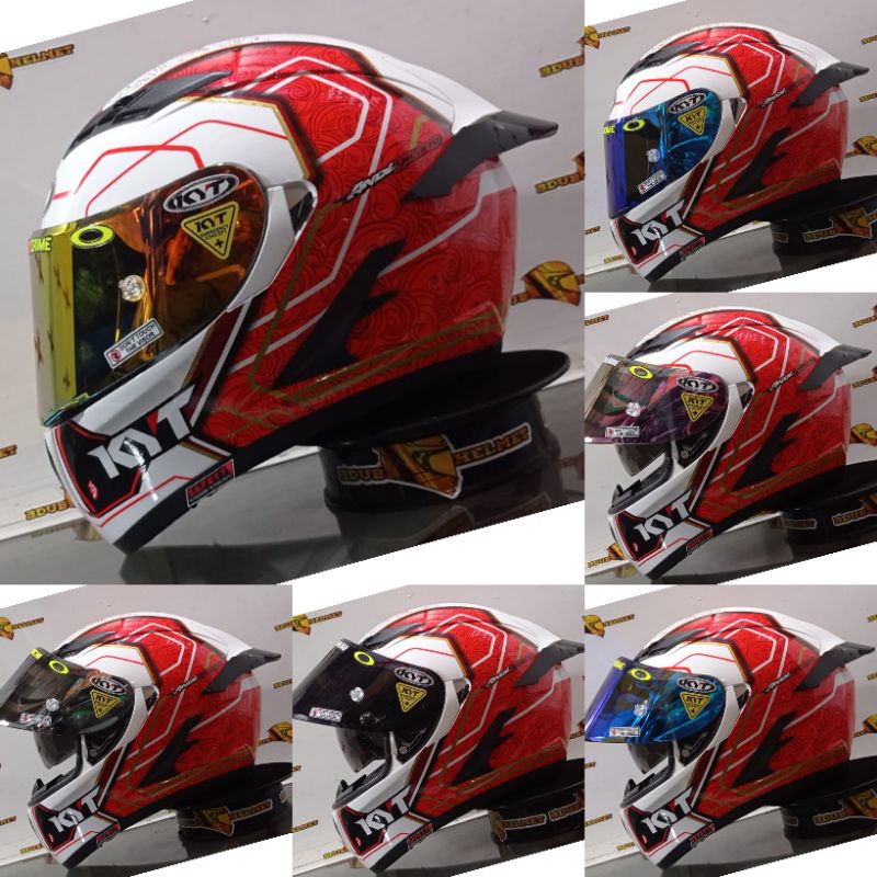 Jual Helm KYT Falcon FR Replica Andi Gilang modip (Pakat ganteng ...