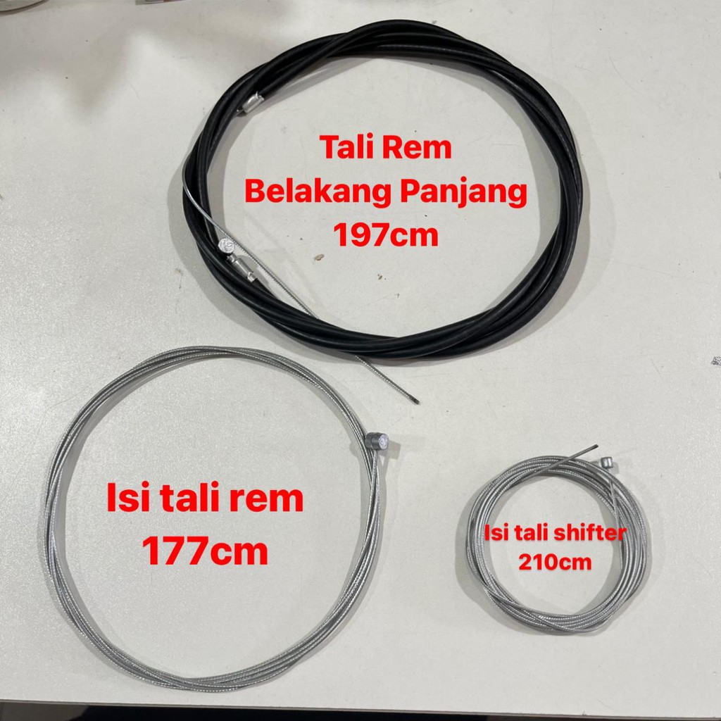 Jual Kabel rem sepeda / tali gigi sepeda / tali rem sepeda | Shopee ...