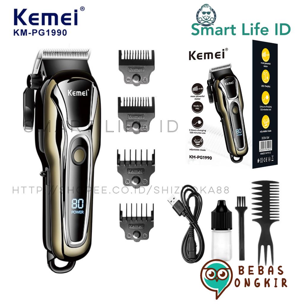 Jual Kemei Alat Cukur Rambut Hair Clipper Professional Elektrik Pemotong Pemangkas Mesin Cukuran ...