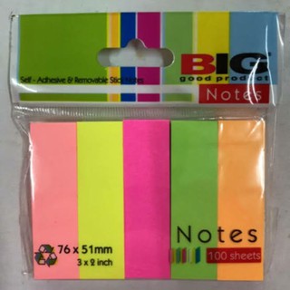 Jual STICKY NOTES PEMBATAS KERTAS__PENANDA KERTAS WARNA WARNI BIG NOTES ...