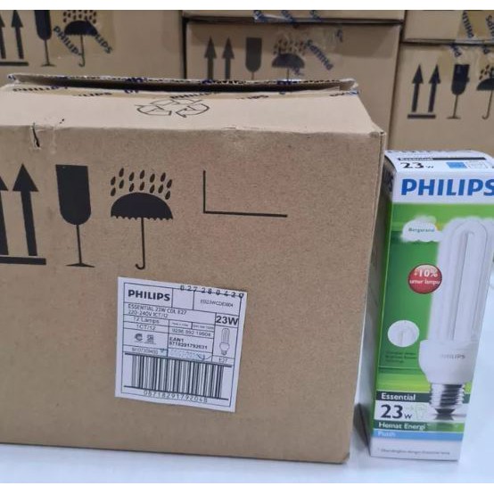 Jual Lampu Philips Essential 23 watt Putih (1dus isi 12pcs) | Shopee Indonesia