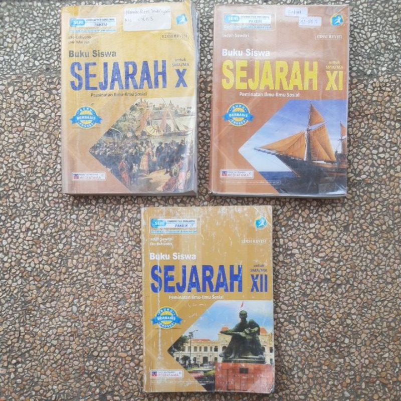 Jual buku Siswa Sejarah sma kelas 10.11.12 revisi Kurikulum 13 Mediatama Bekas Original | Shopee ...