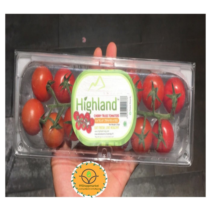 Jual Highland Cherry Truss Tomato 250 g | Shopee Indonesia