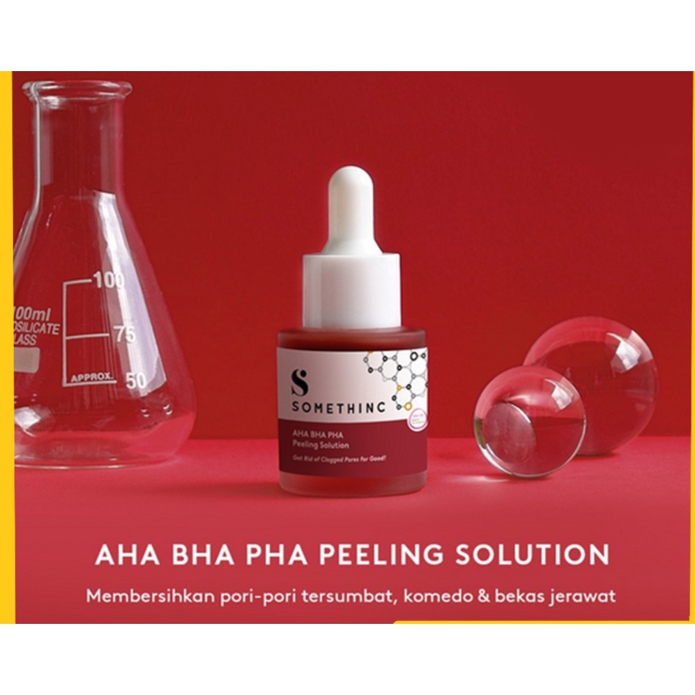 Jual SOMETHINC AHA BHA PHA Peeling Solution [ MERAH ] | Shopee Indonesia