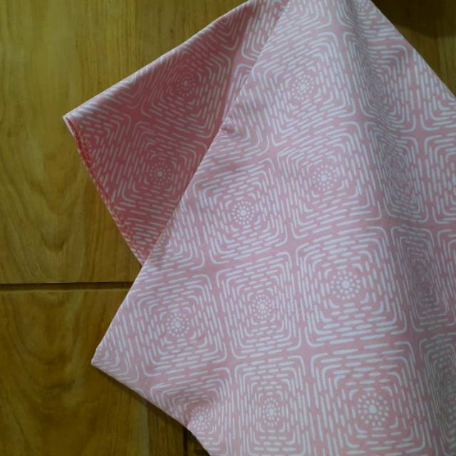 Jual Kain batik cap sewarna pastel dusty pink motif sashiko granit ...