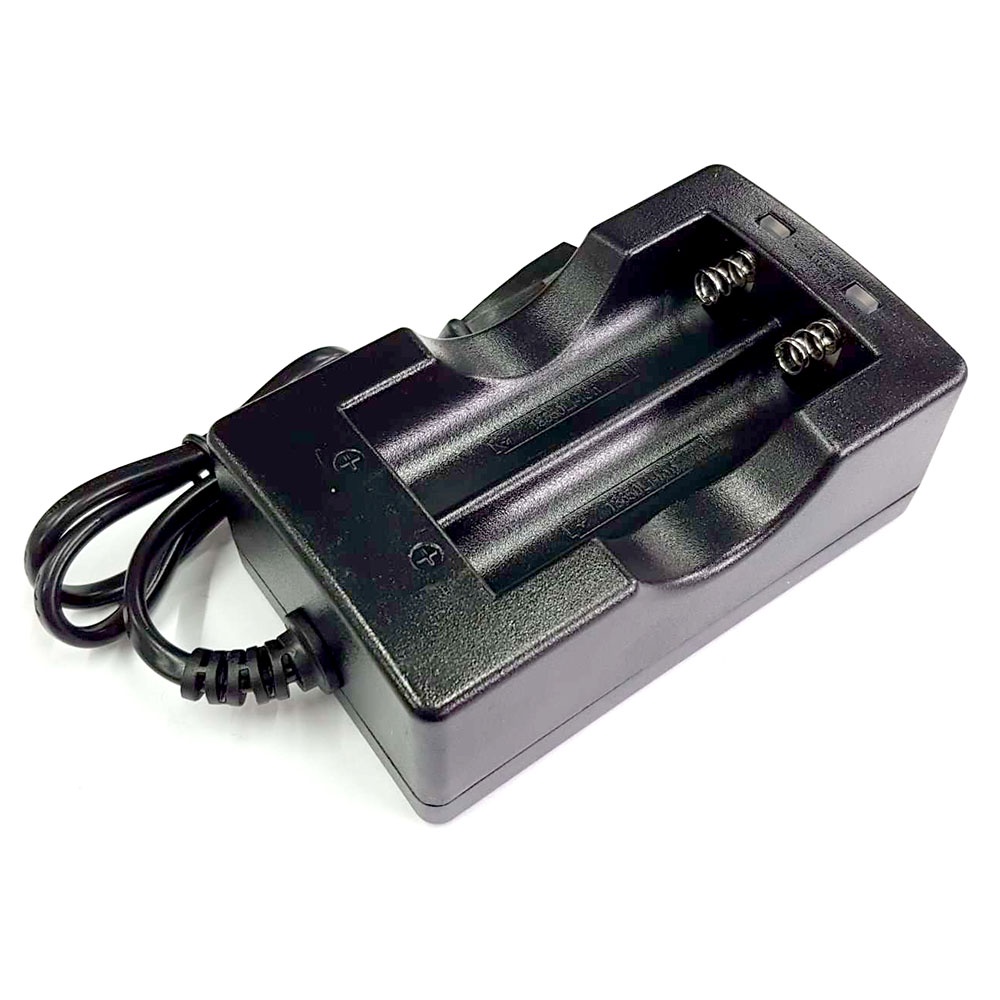 Jual Charger Desktop 2 SLOT 18650 battery cas laser caser senter swat ...