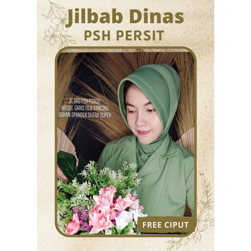 Jual JILBAB DINAS PSH / PSK PERSIT ANTI TEMBEM (FREE CIPUT) | Shopee ...