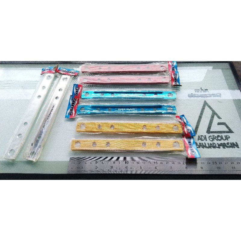 Jual Plat Tiang Panel Rem Belakang Motor CNC / Plat Bolong Aluminium ...