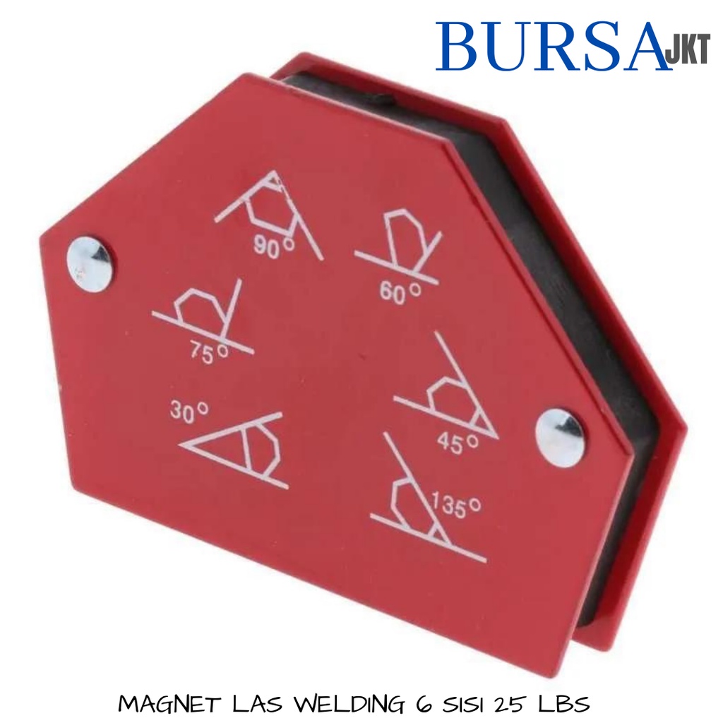 Jual MAGNET LAS WELDING SUKU SEGITIGA 25 LBS 12KG ALAT BANTU PENGELASAN ...