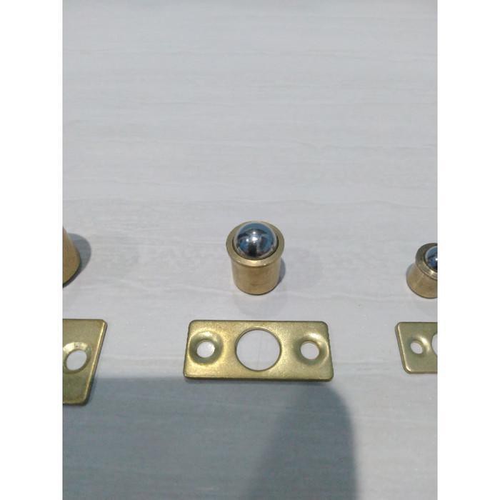 Jual 12.5mm Mata Ayam Kuningan Tanam Pelor Ball Catch Pengait Pintu ...