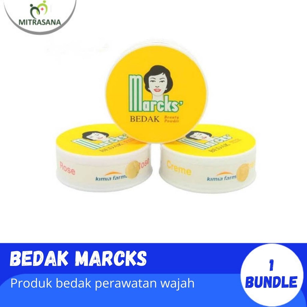 Jual Bedak Marcks Rose/White/Creme Bedak Tabur | Shopee Indonesia