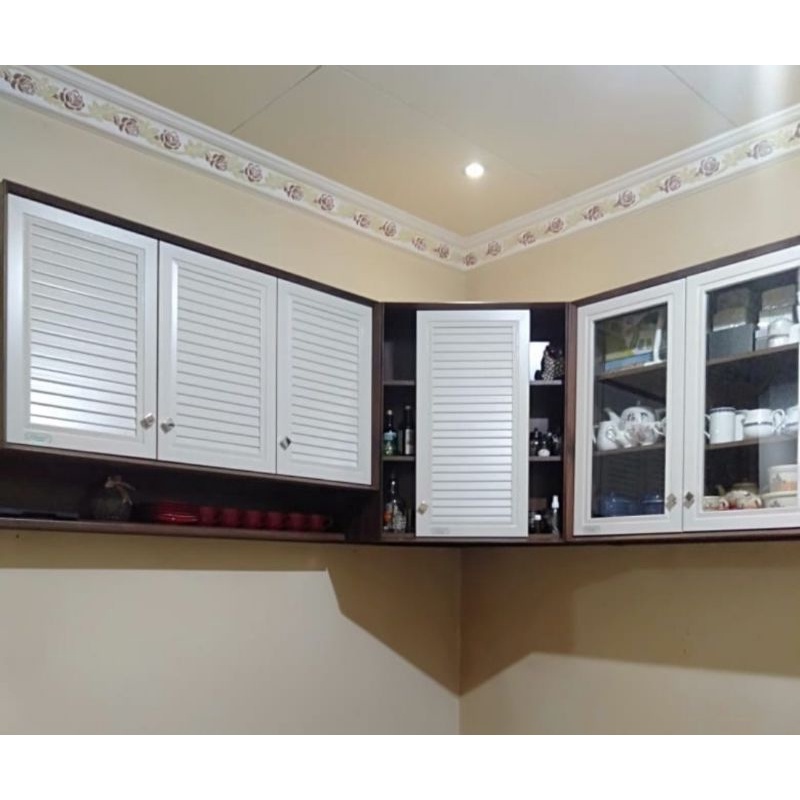 Jual Lemari dapur, Lemari sayur, Kitchen set atas leter L lemari ...