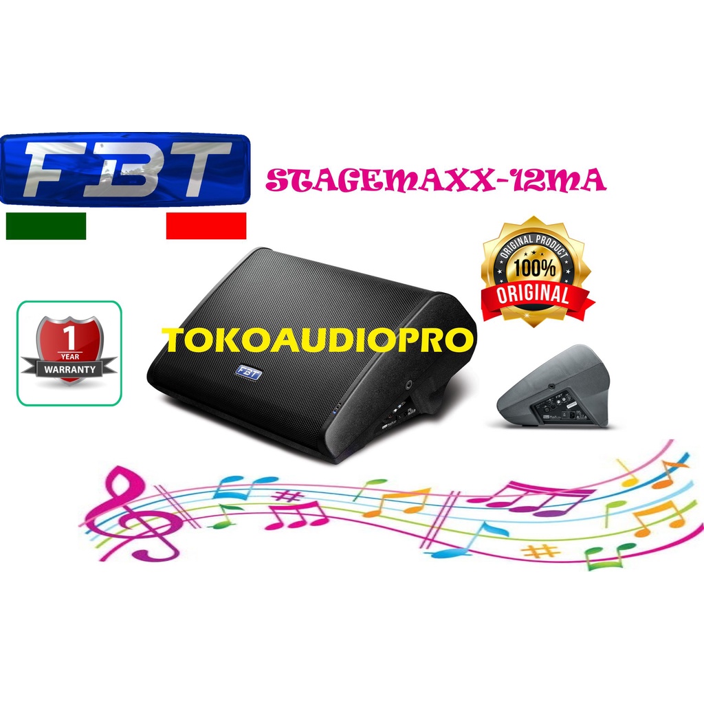 Jual Speaker FBT Stage Maxx 12MA Speaker Aktif Monitor Stage Monitor ...
