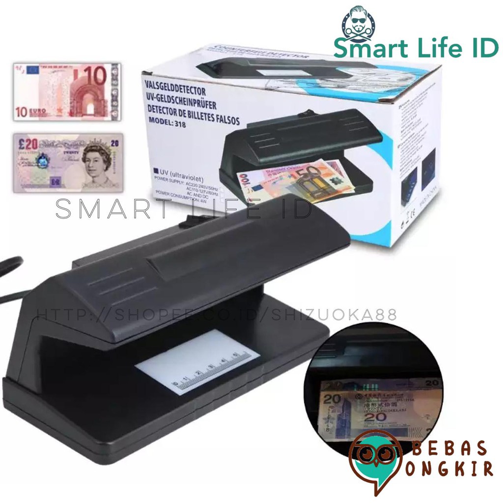 Jual Money Detektor Lampu Alat Pendeteksi Uang Palsu Sinar Ultra Violet ...