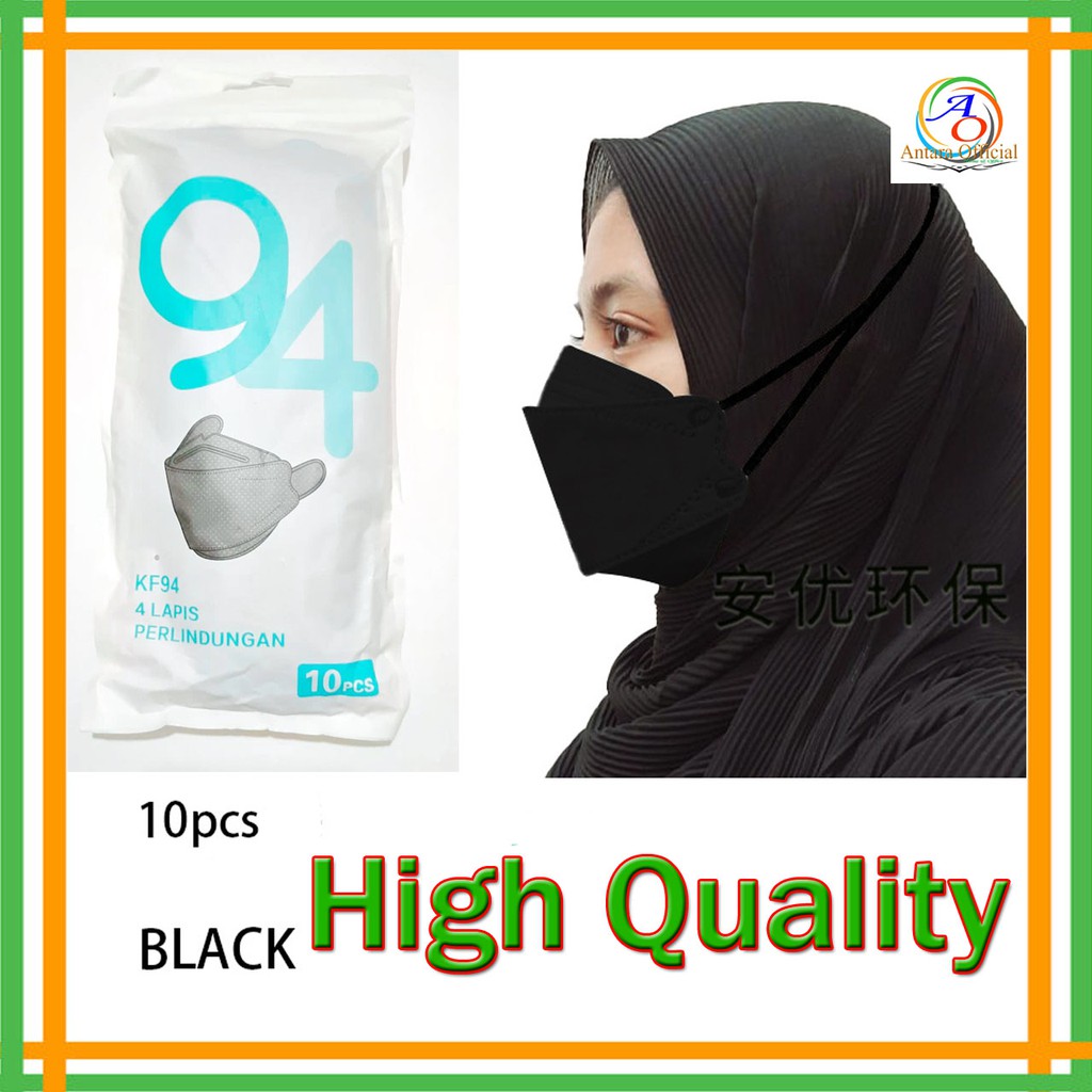 Jual Masker Korea Jilbab Face Mask Hijab Headloop 4ply 3D Model Premium ...