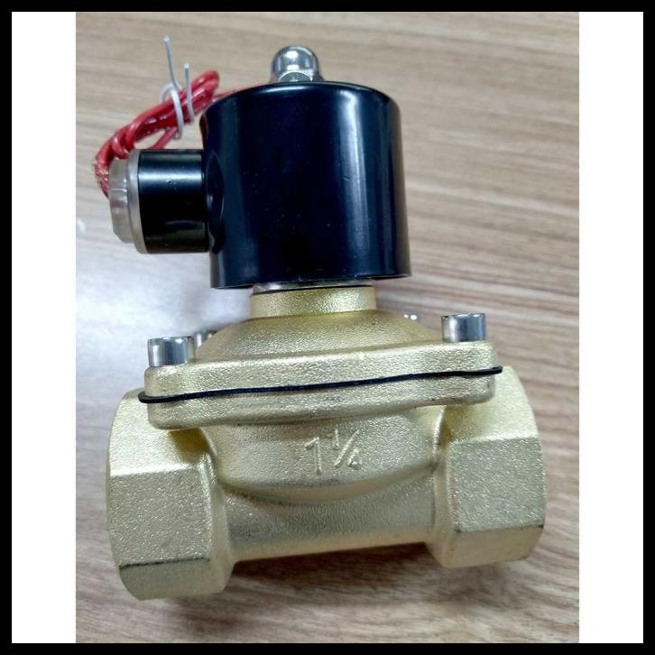 Jual Kran Otomatis Electric Solenoid Water Valve 220V 1 1/4 Inch ...