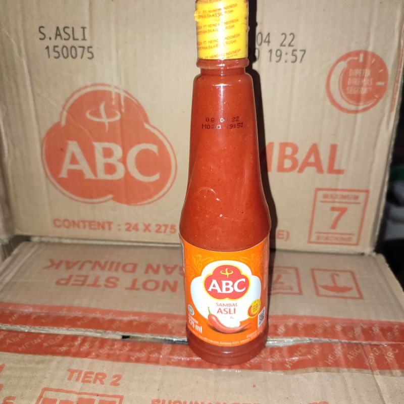 Jual Saus ABC Sambal Asli 275mL Botol | Shopee Indonesia