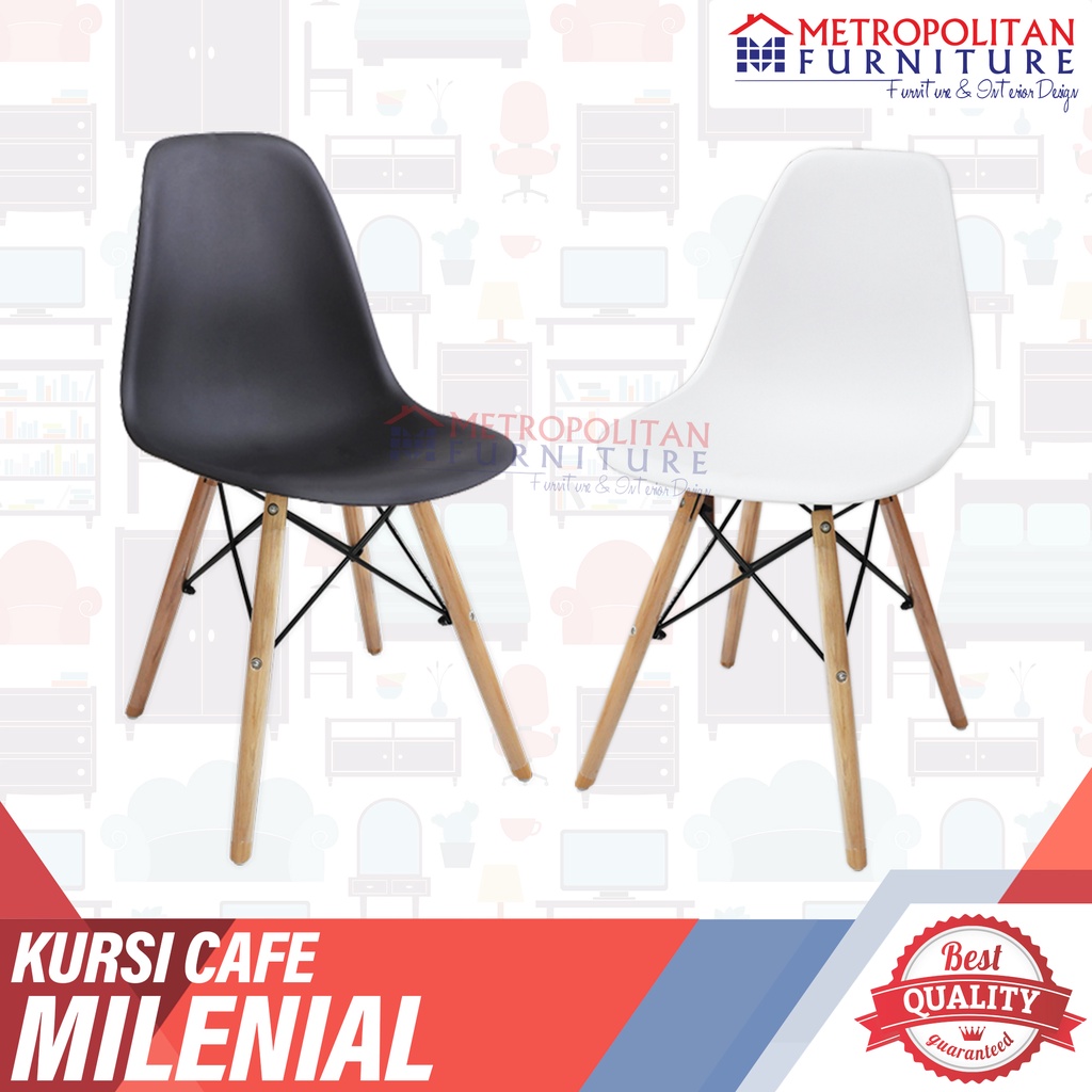 Jual Kursi Cafe Milenial Bangku Makan Minimalis Dining Chair | Shopee ...