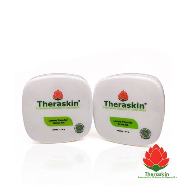 Jual THERASKIN LOOSE POWDER ACNE KN DAN KL (WARNA KUNING NATURAL ...