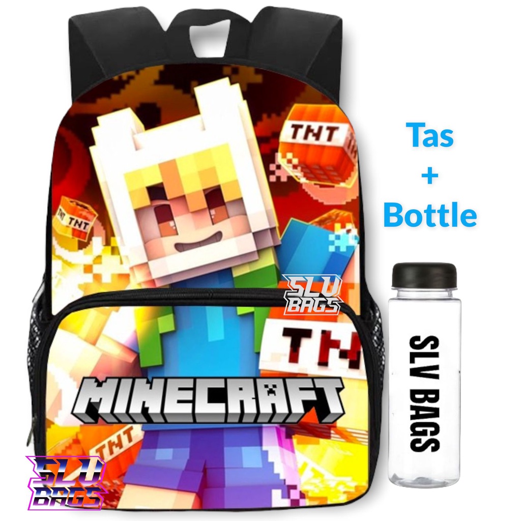 Jual Borong Terkini Tas Anak Laki Laki Sekolah Minecraft Diamond Frost ...