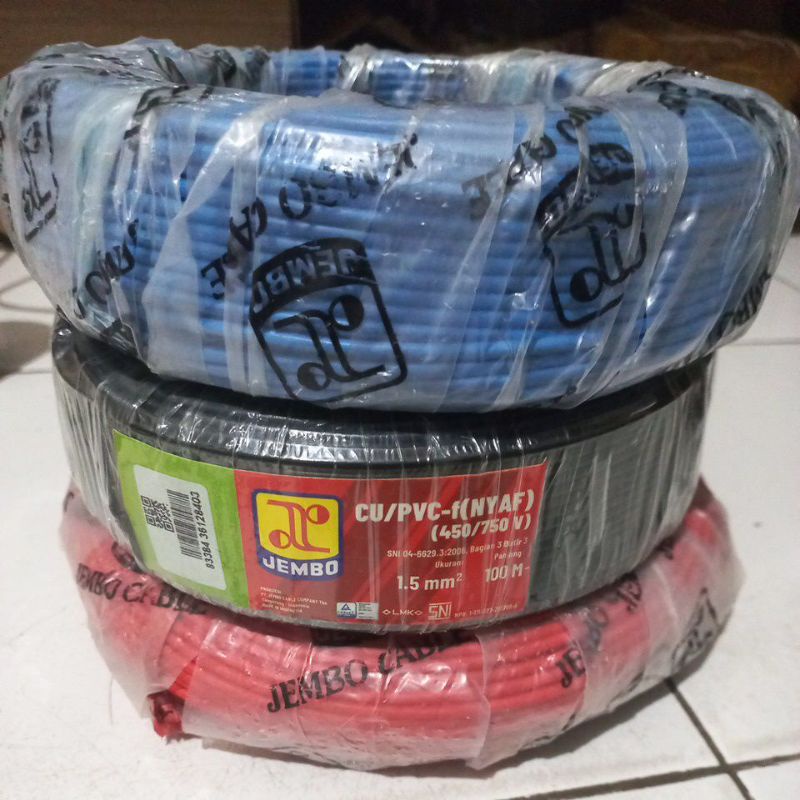 Jual kabel nyaf 2.5mm jembo,harga per meter 5 warna | Shopee Indonesia