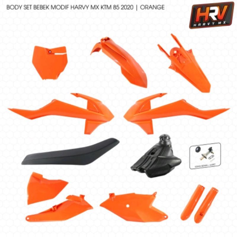 Jual BODY SET KTM 85 NEW 2020 COVER BODY SET KTM 85 CUSTOM RANGKA ...