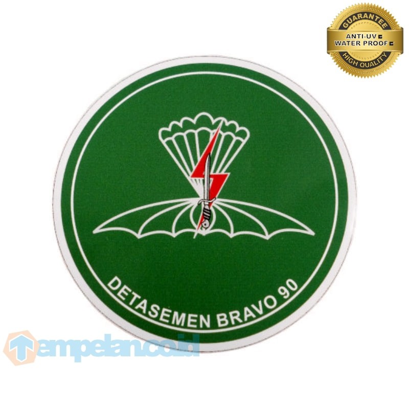 Jual STIKER DETASEMEN BRAVO 90 ( DEN BRAVO 90 ) | Shopee Indonesia