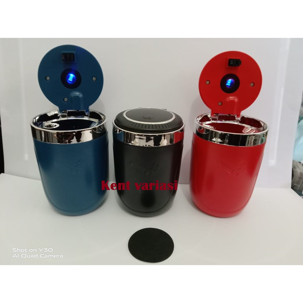 Jual Asbak Mobil Premium LED Portable Car Ashtray | Shopee Indonesia