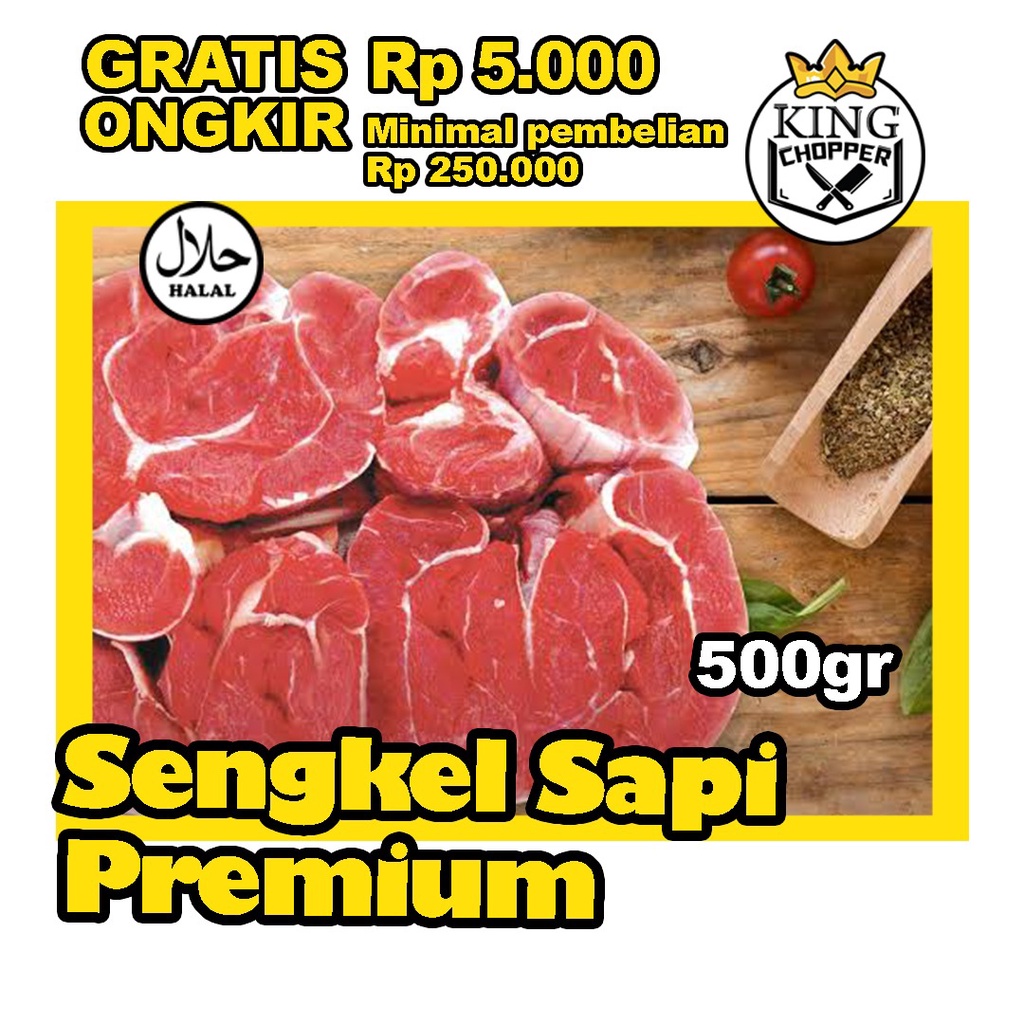 Jual SENGKEL SAPI 500 GR DAGING FROZEN IMPORT WAGYU SLICE STEAK AYAM ...