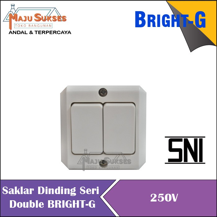 Jual Saklar Seri OB outbox 2 saklar DOUBLE TEMBOK | Shopee Indonesia