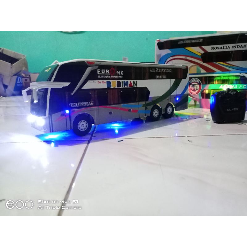 Jual Bus BUDIMAN SDD jb3+ Miniatur Remot Control | Shopee Indonesia